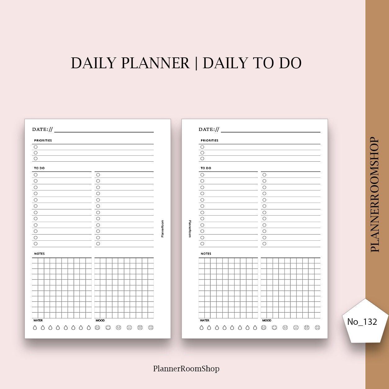 Daily Planner Printable Personal Planner Inserts Daily | Etsy