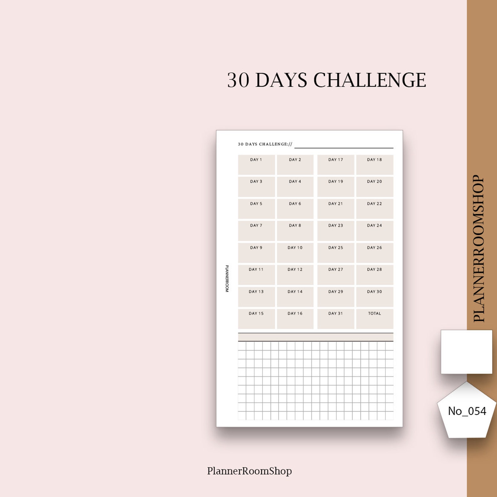 Monthly Challenge Inserts Printable A6 Size Goal Planner - Etsy