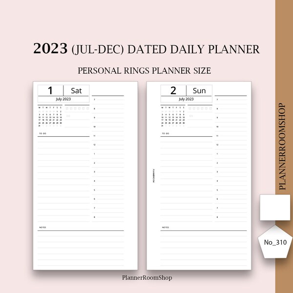 Filofax Printable - Etsy