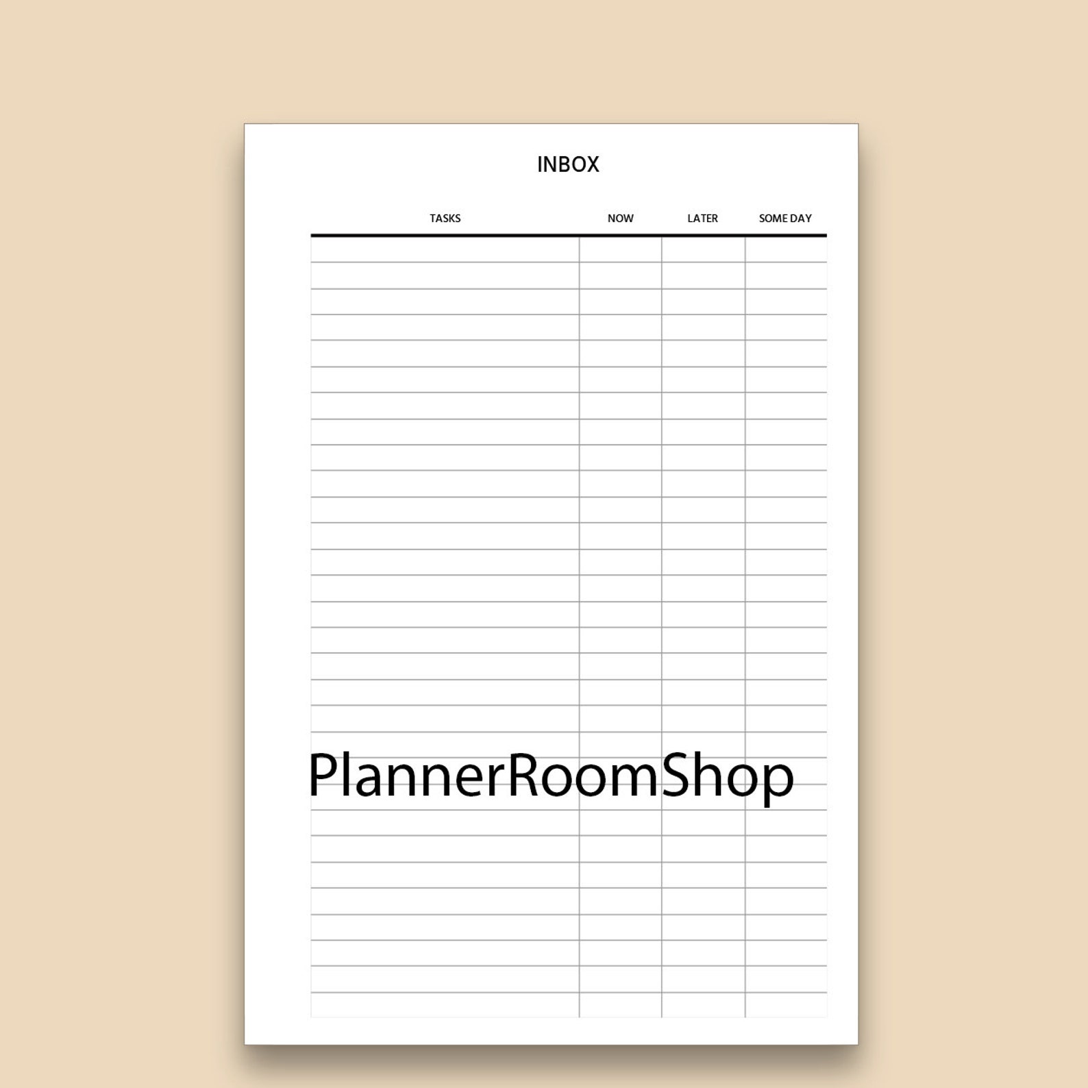 Printable Inbox A5 size Inbox Insert Inbox Tracker Insert To | Etsy