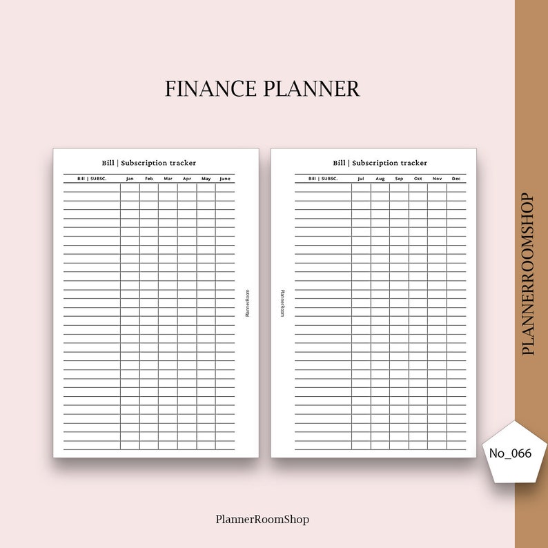 Printable Financial Planner Budget Planner Money Planner - Etsy