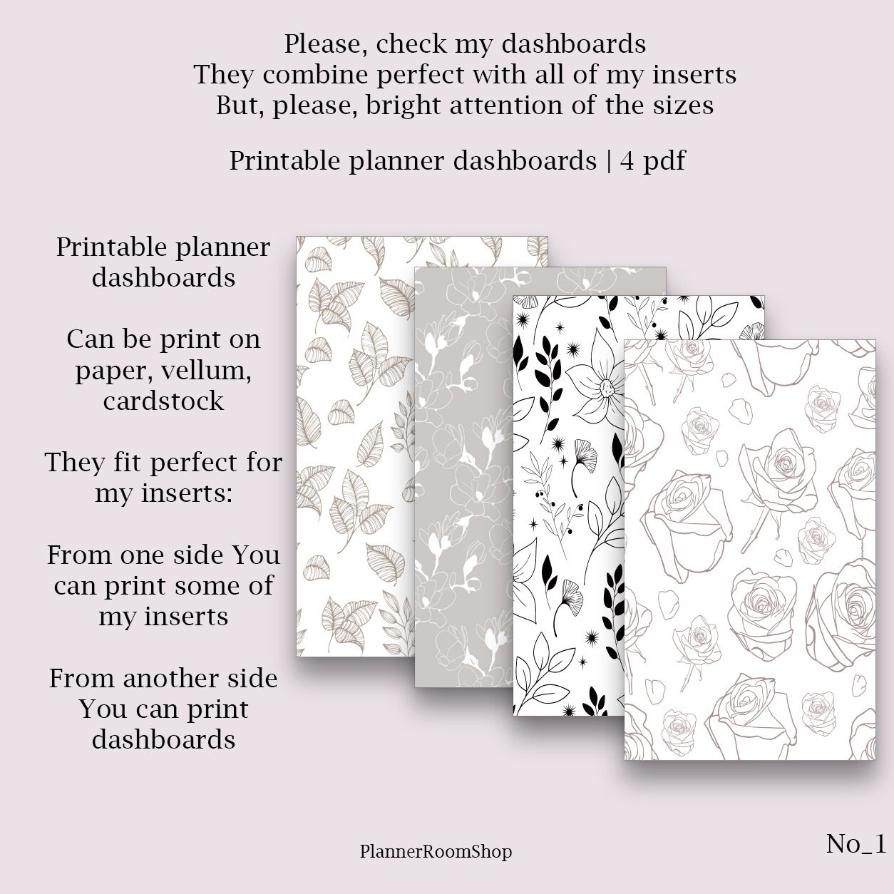 Weekly Planner Printable Personal Wide Planner Inserts Weekly - Etsy