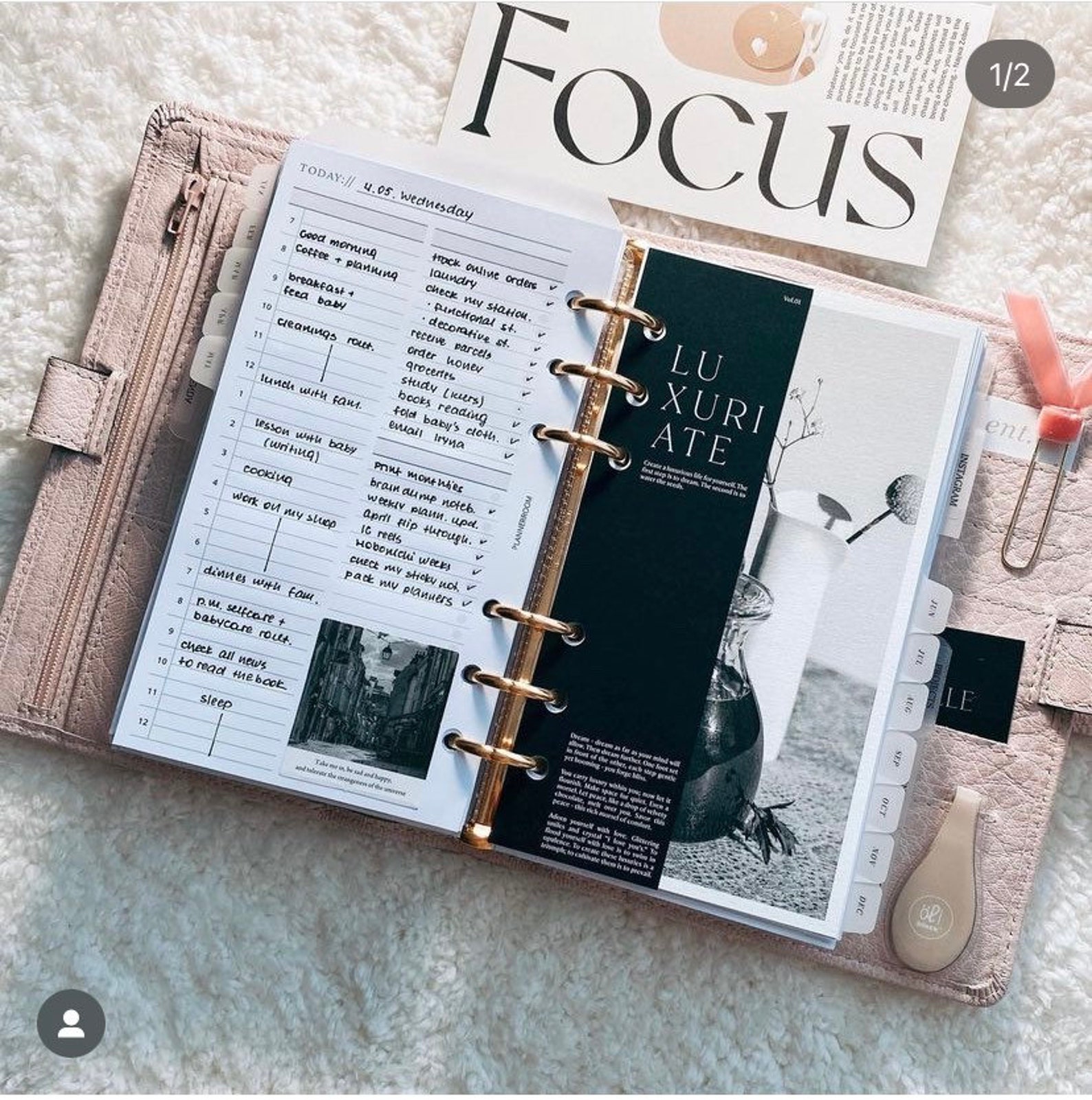 Daily Work Planner, A5 Printable Inserts, Productivity Organizer ...