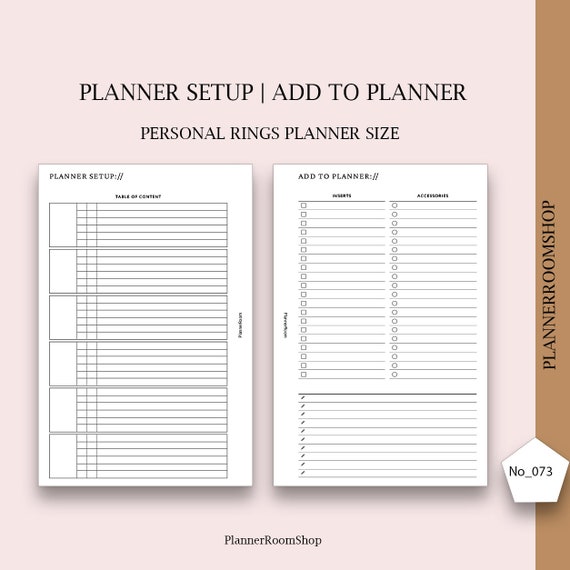 Add to Planner Printables List for Planning Planner - Etsy