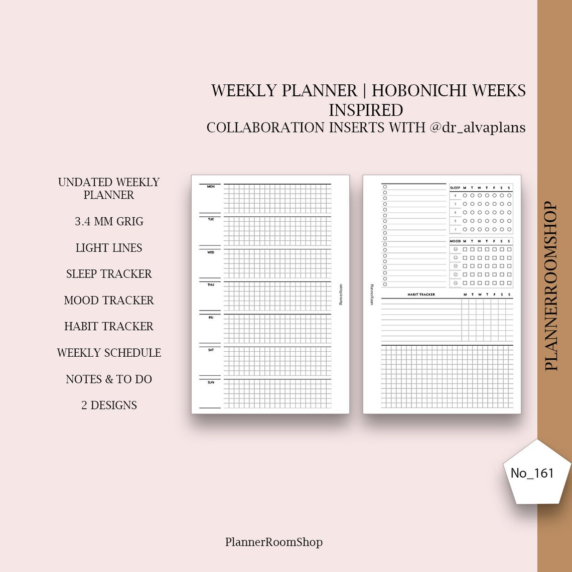 Hobonichi Weeks Inspired Printable Planner Insert A5 Planner | Etsy