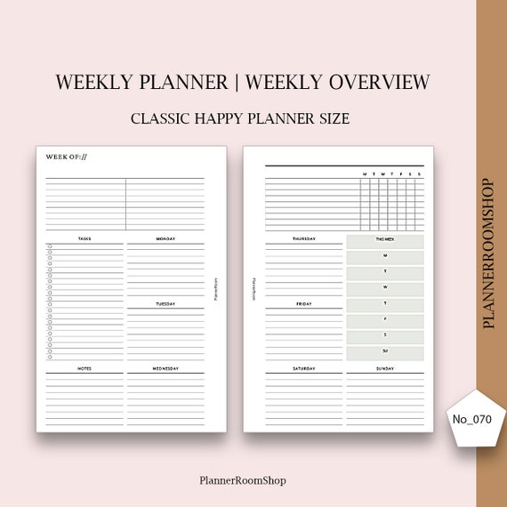 Clip Art & Image Files Papercraft A3 Weekly planner Planner pages ...