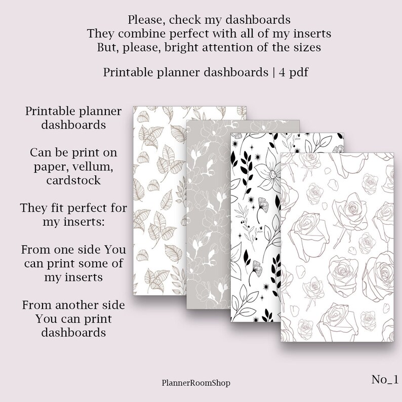 Happy Planner Dashboard Printable Happy Planner Dashboard - Etsy