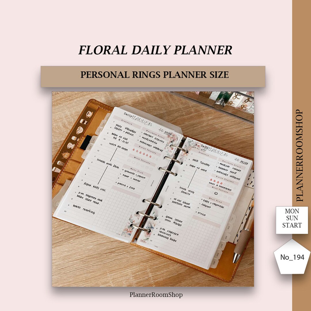 Daily Health Printable Planner, Wellness Tracker, Health Tracker ...