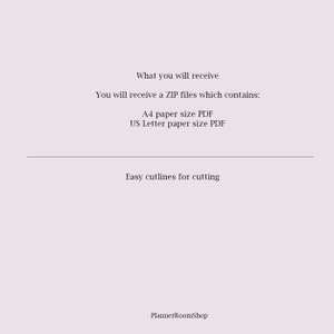 A9 Moterm Printable Inserts, Filofax Mini Planner Size, Day on 2 Pages ...