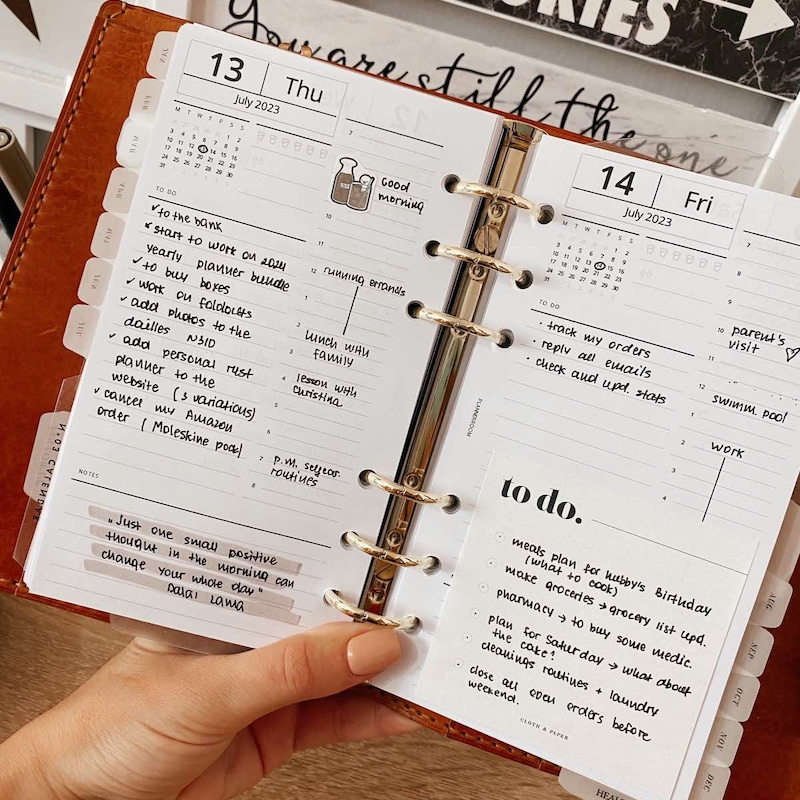 Filofax einlagen 2026 daily - Etsy.de