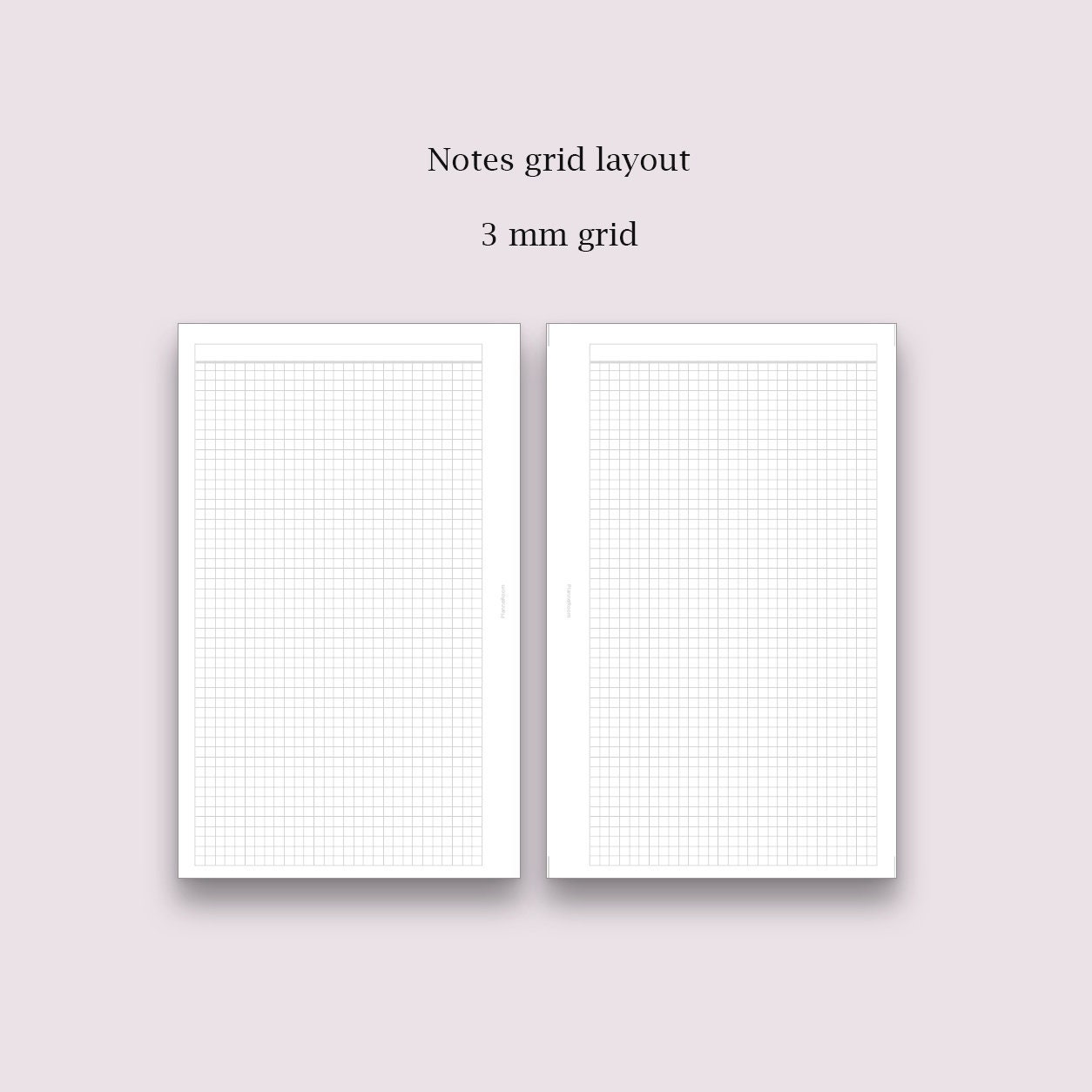 Printable Notes Inserts Personal Planner Size Notes Grid | Etsy