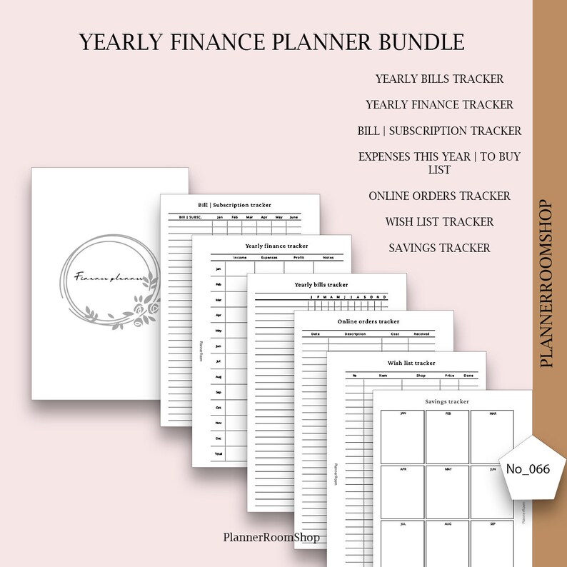 Printable Financial Planner Budget Planner Money Planner - Etsy
