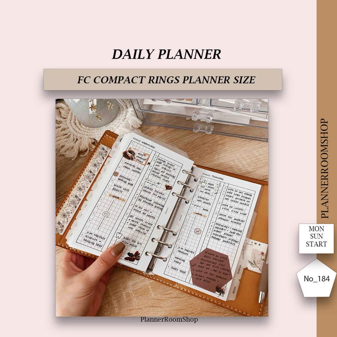 Printable ADHD Daily Planner Adult, Printable Planner Inserts for FC ...
