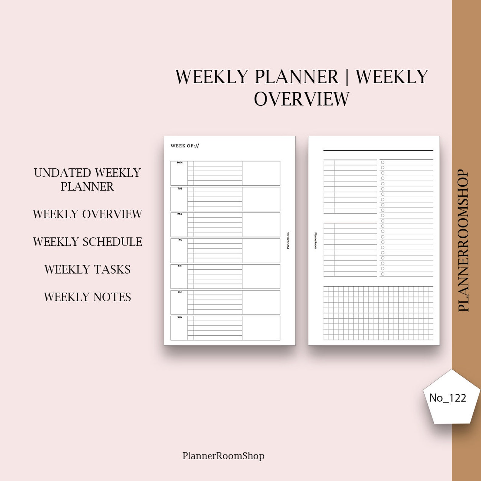 Printable Planner Inserts Weekly Planner Personal Planner - Etsy
