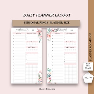 Daily Health Printable Planner, Wellness Tracker, Health Tracker ...