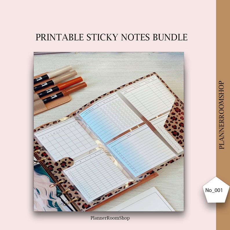 Printable Memo Sheet, Sticky Notes for Planning, Bts Memo Pad, Monthly ...