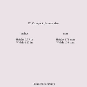 Printable Inbox FC Compact Size Inbox Insert Inbox Tracker - Etsy