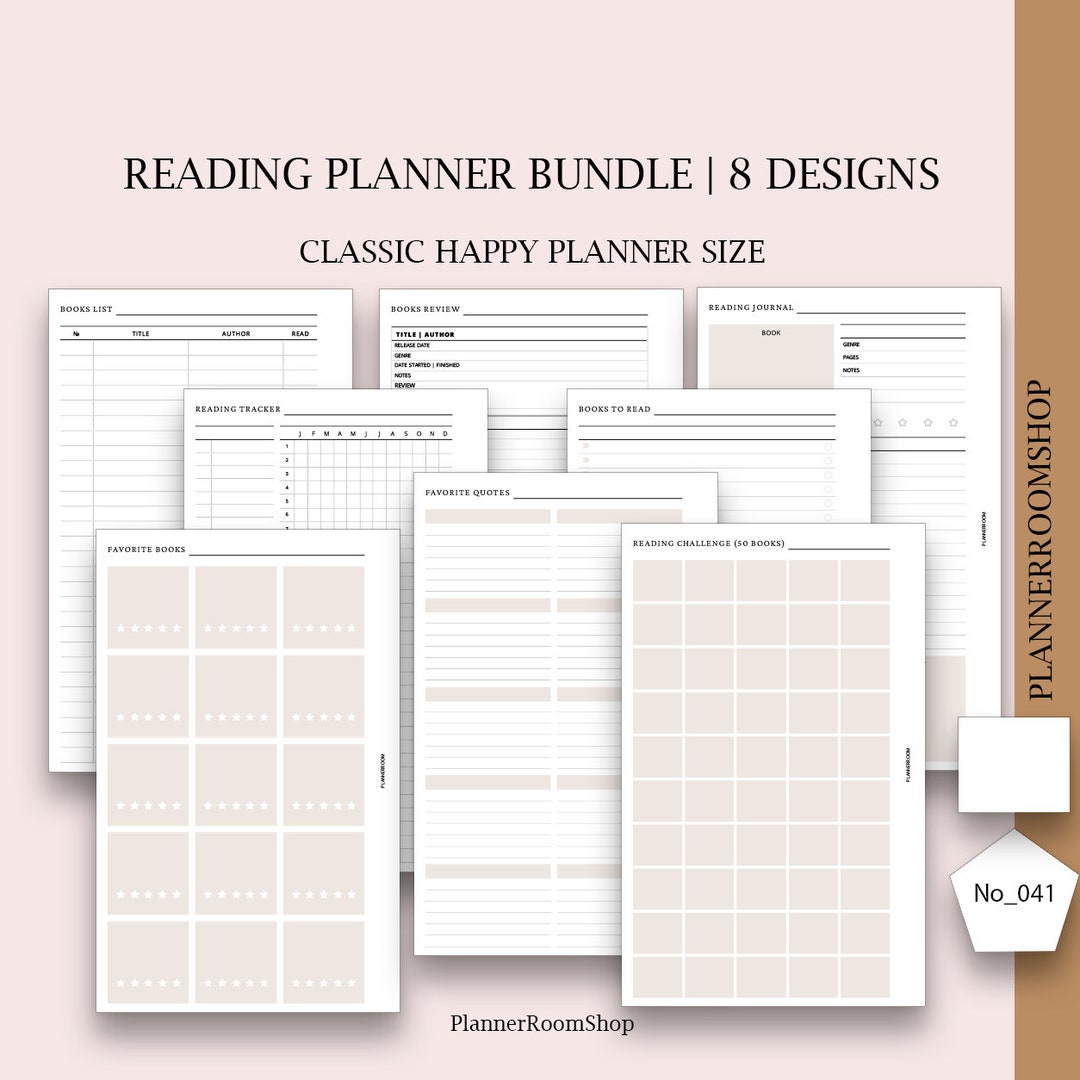 Bookshelf Tracker, Books Tracker, Reading Journal, Printables for ...