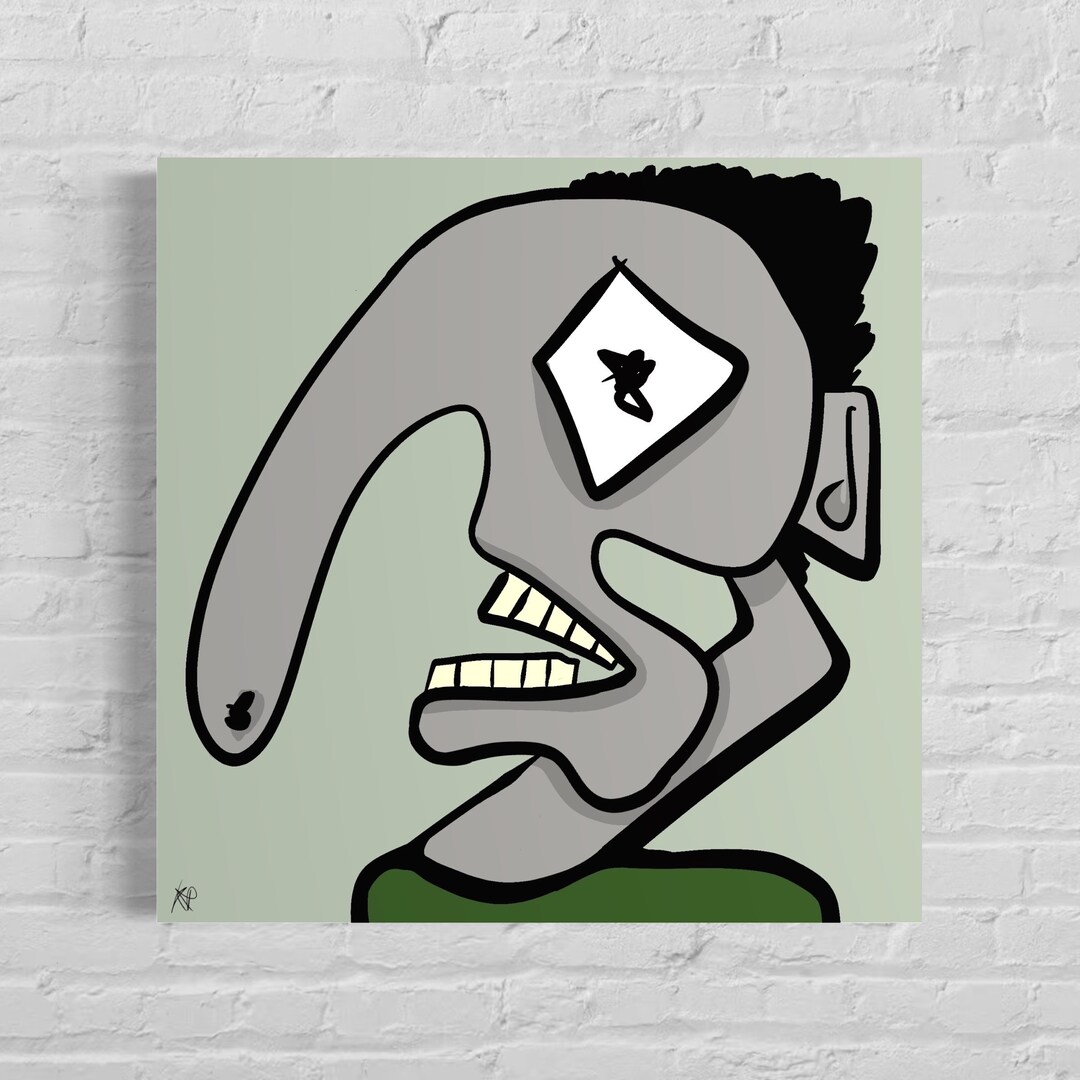 Weird People Illustrations why the Long Nose 2 Digital Download - Etsy