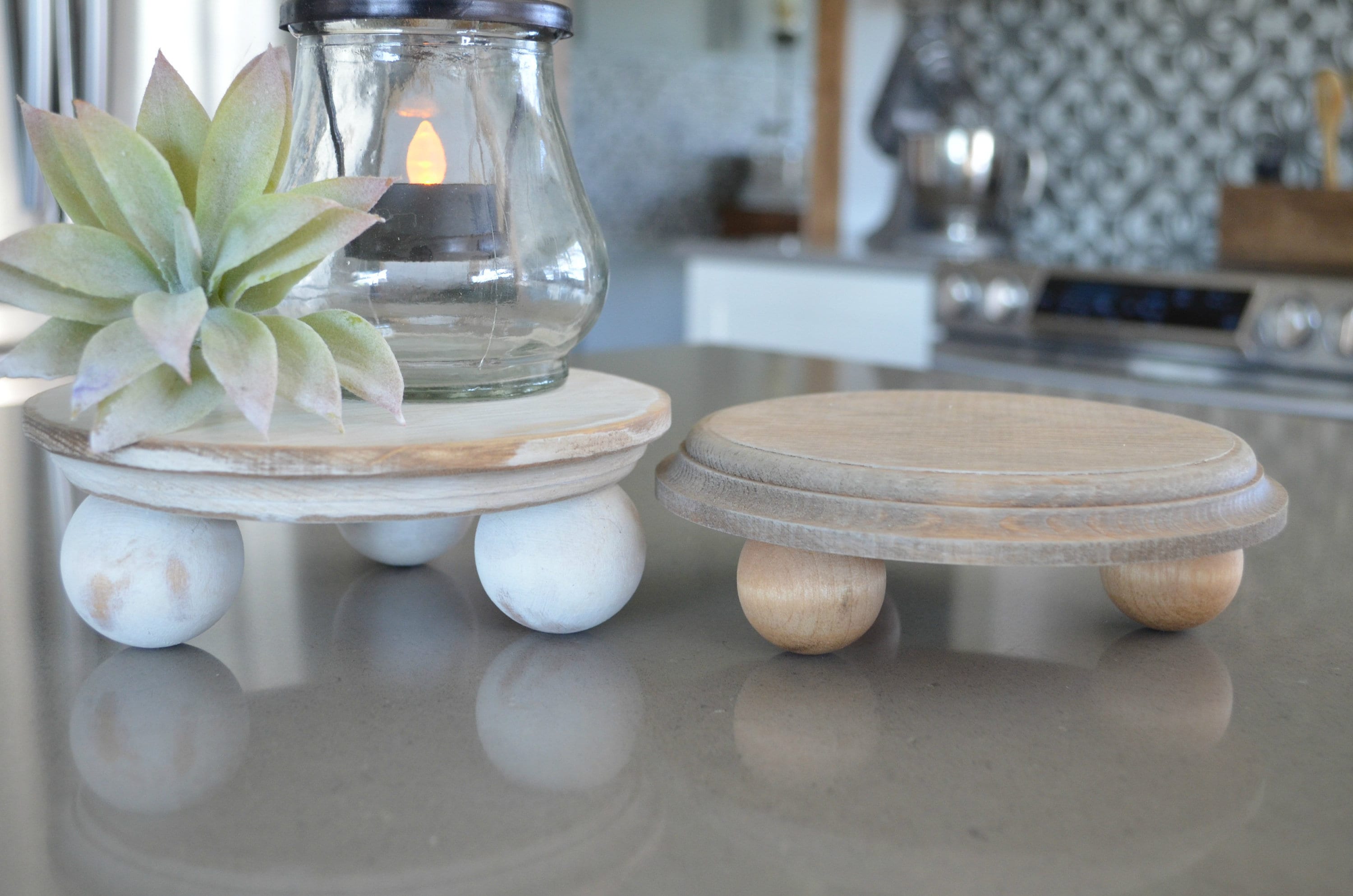 Set of Two Handmade Wood Riser...wood Stands...farmhouse Wood - Etsy