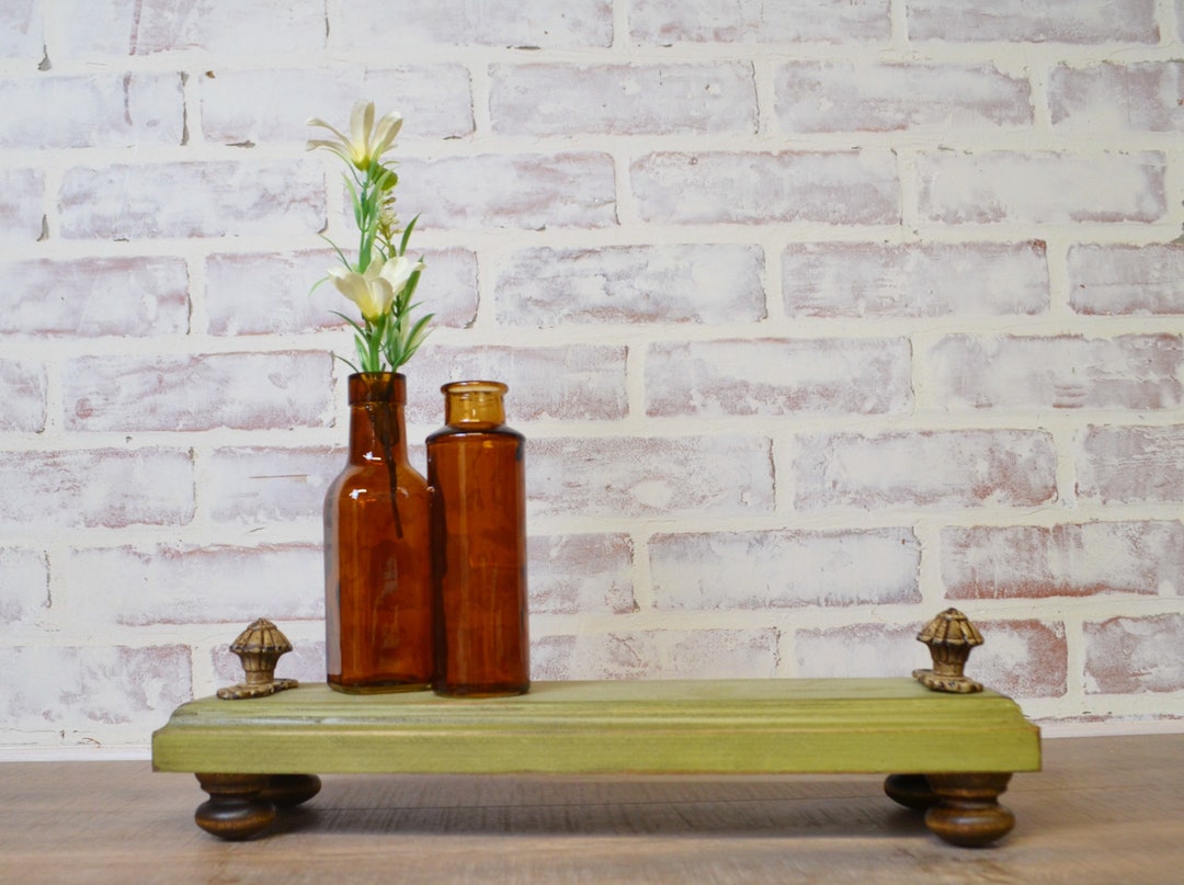 Farmhouse Wood Riser...wood Tray With Handles...wood Stand...farmhouse Riser...pedestal...mason ...