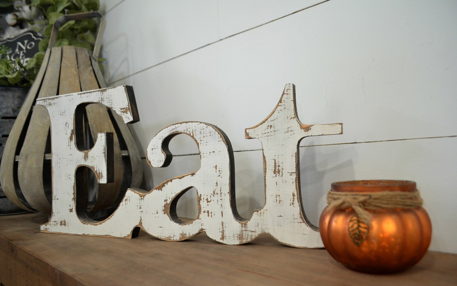 Farmhouse EAT Sign...home Decor...rustic Farmhouse - Etsy