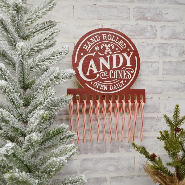 Christmas Candy Cane Wall Decor - Etsy