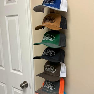 Custom Wall Mounted Baseball Cap Holder...hat Holder...hat Rack ...