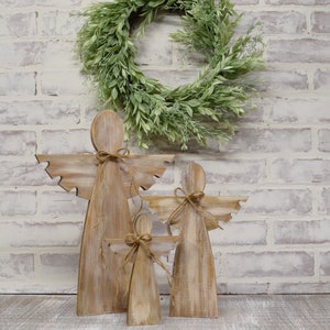 Christmas Angels...primitive Angels...rustic Angels...christmas Decor ...