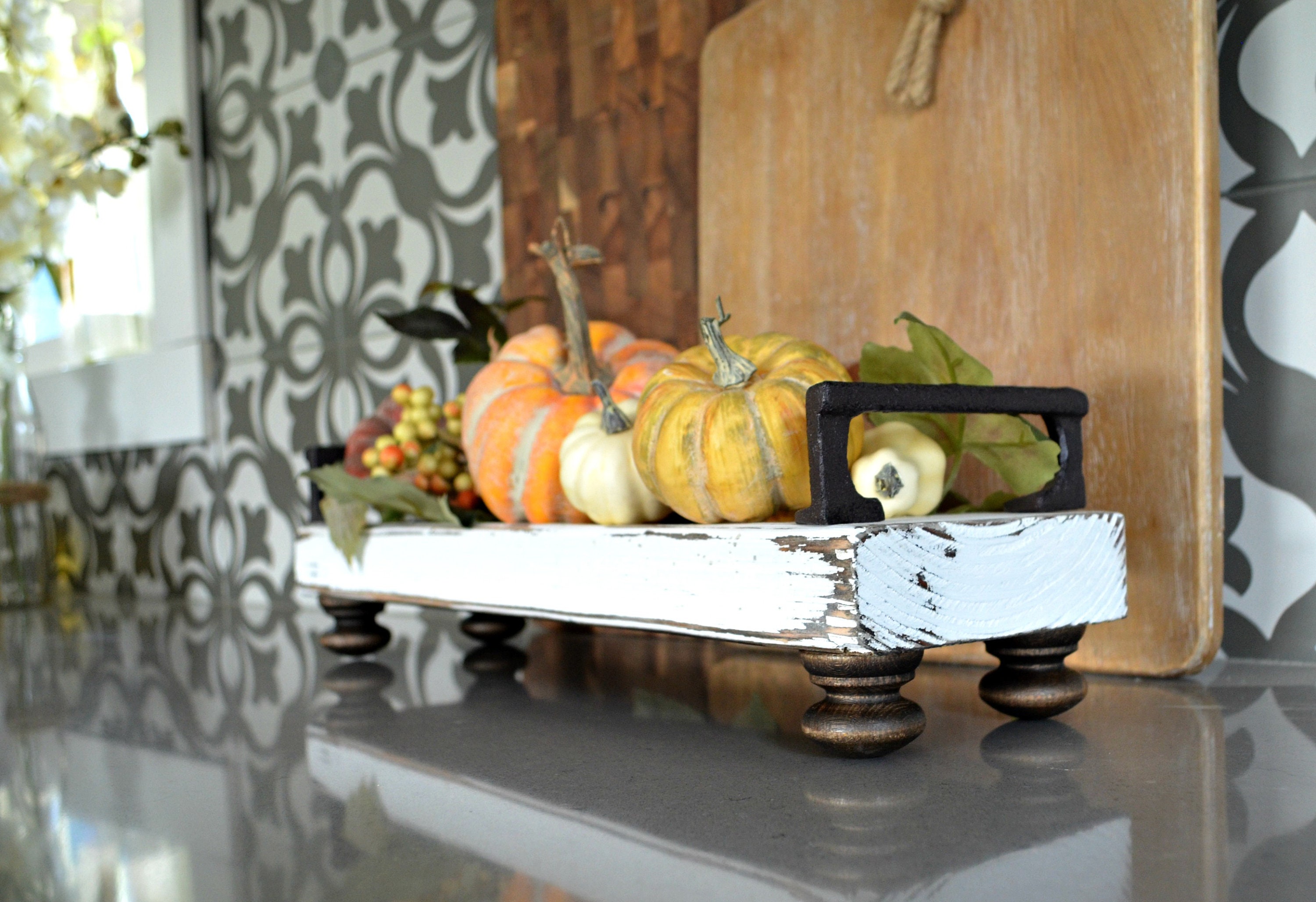 Farmhouse Wood Riser...white Riser...wood - Etsy