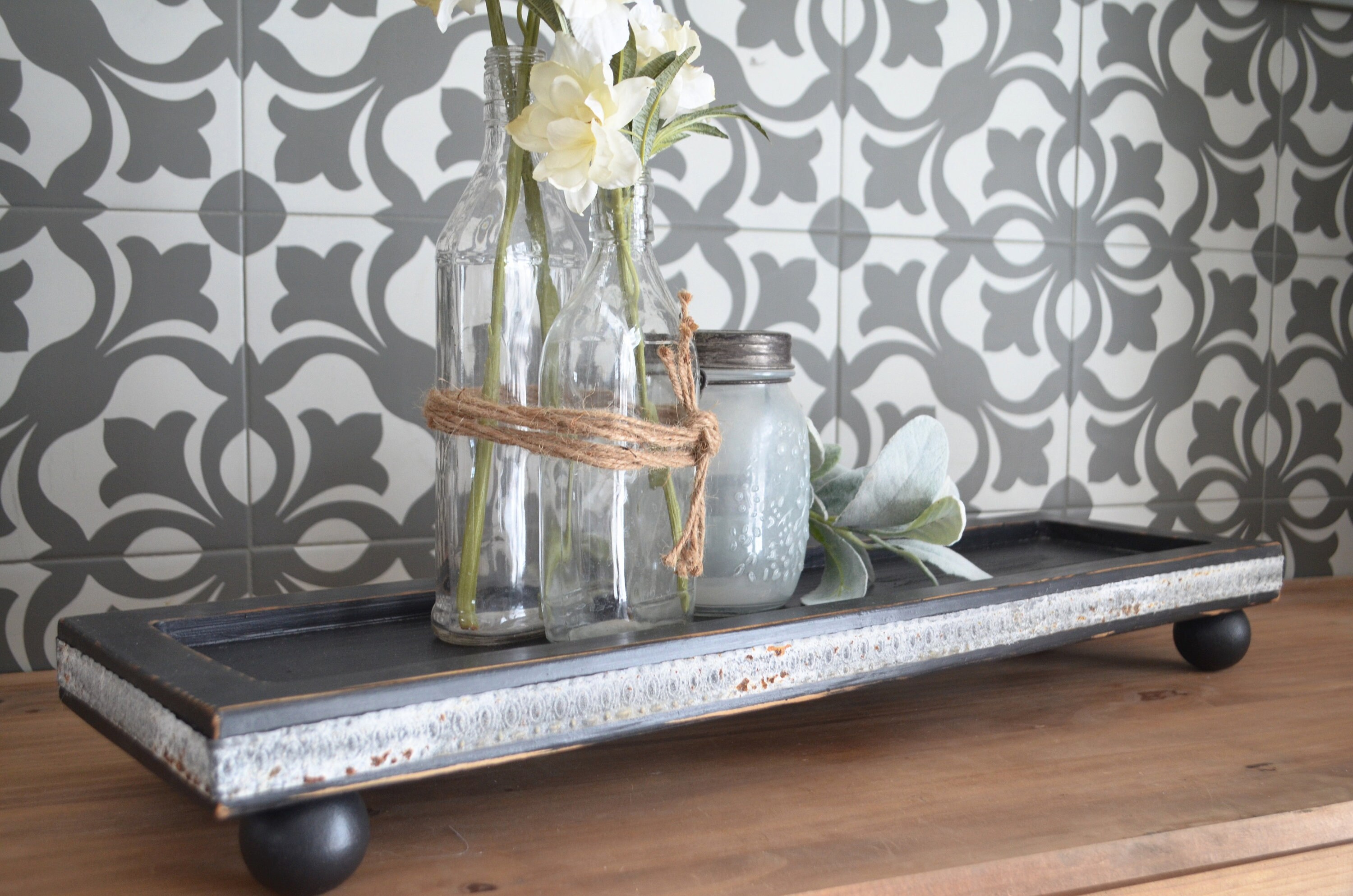 Extra Large Farmhouse Wood Riser...black Riser...wood - Etsy