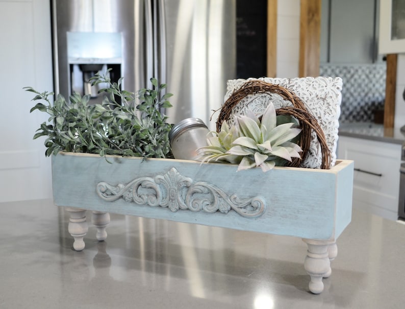 Decorative Farmhouse Box...farmhouse Caddy...french Country Decorative ...