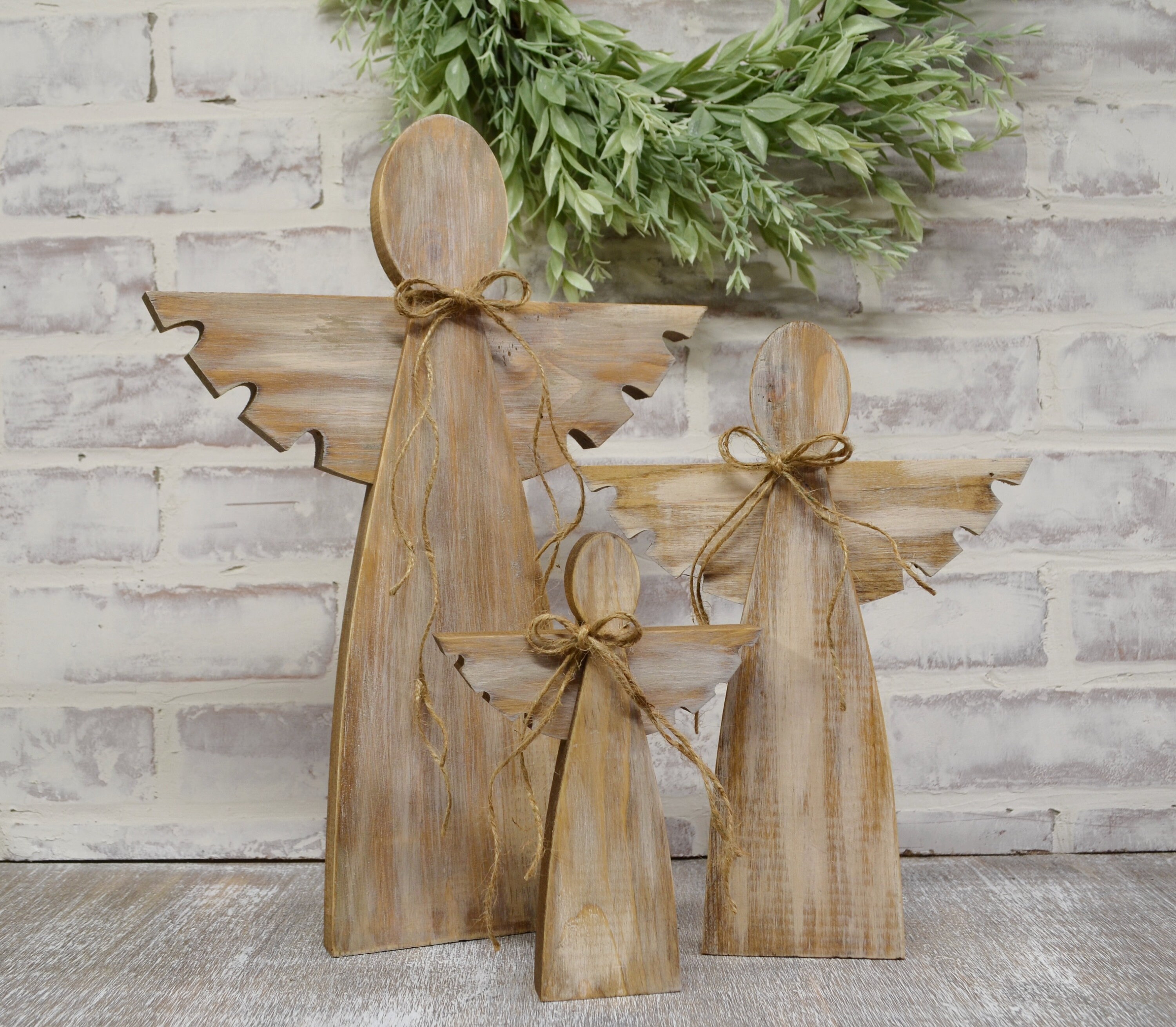 Christmas Angels...primitive Angels...rustic Angels...christmas Decor ...