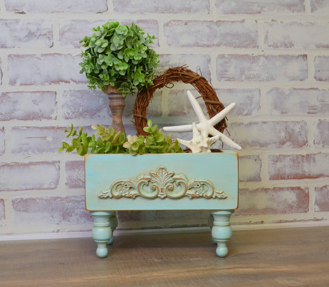 Ivory Decorative Farmhouse Box...farmhouse Caddy...deco Box...french ...