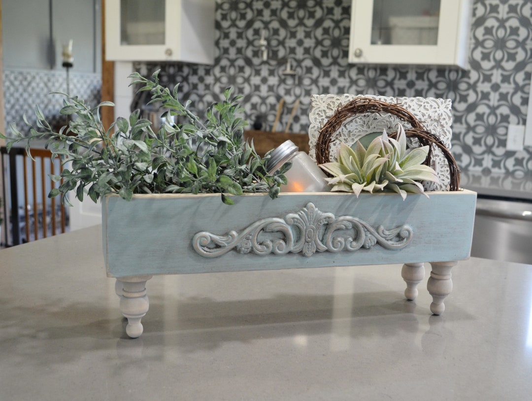 Decorative Farmhouse Box...farmhouse Caddy...french Country Decorative ...