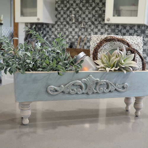 Personalized Brown Rustic Box Farmhouse Decorative Wooden - Etsy