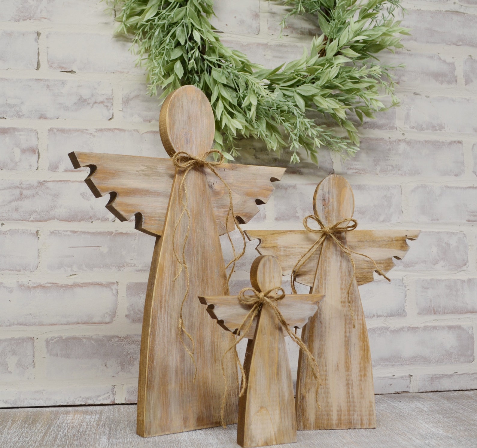 Christmas Angels...primitive Angels...rustic Angels...christmas Decor ...