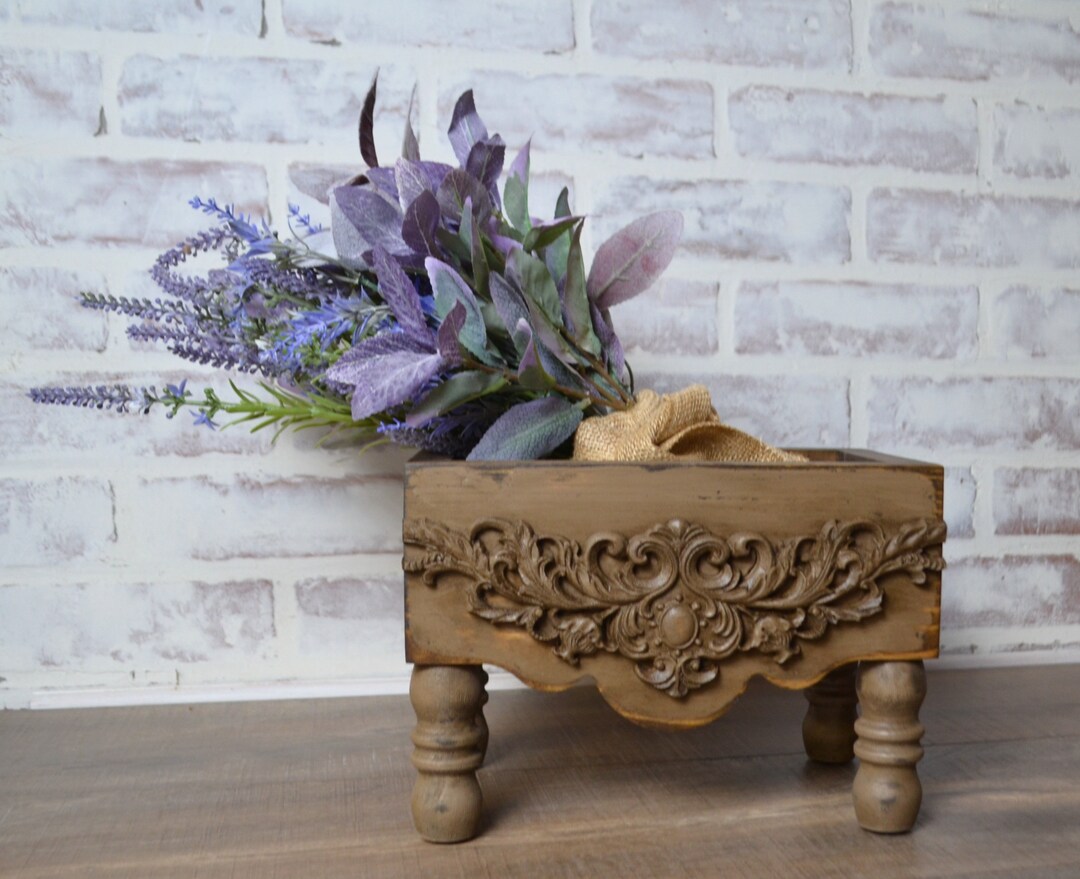 Decorative Farmhouse Box...farmhouse Caddy...decorative Box...french ...