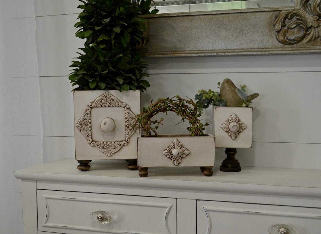 Farmhouse Decorative Boxes...wood Boxes...farmhouse Decor...handmade ...