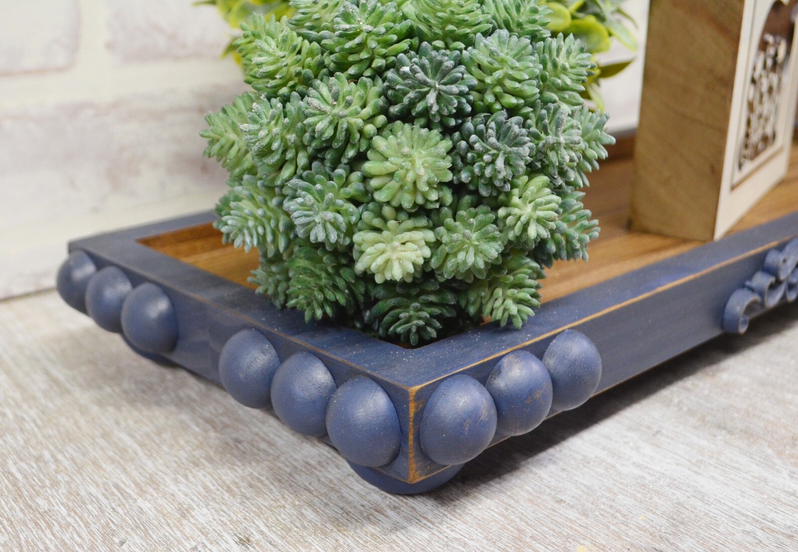 Navy Blue Riser...farmhouse Wood Riser...rectangle - Etsy