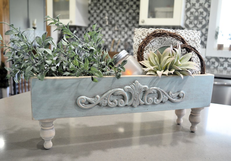 Decorative Farmhouse Box...farmhouse Caddy...french Country Decorative ...