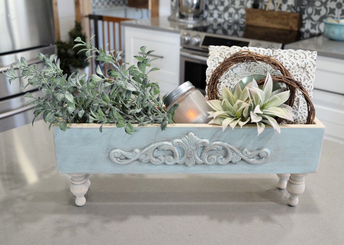 Decorative Farmhouse Box...farmhouse Caddy...french Country Decorative ...