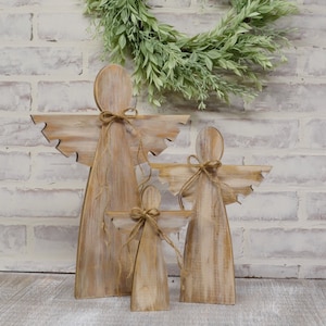 Christmas Angels...primitive Angels...rustic Angels...christmas Decor ...