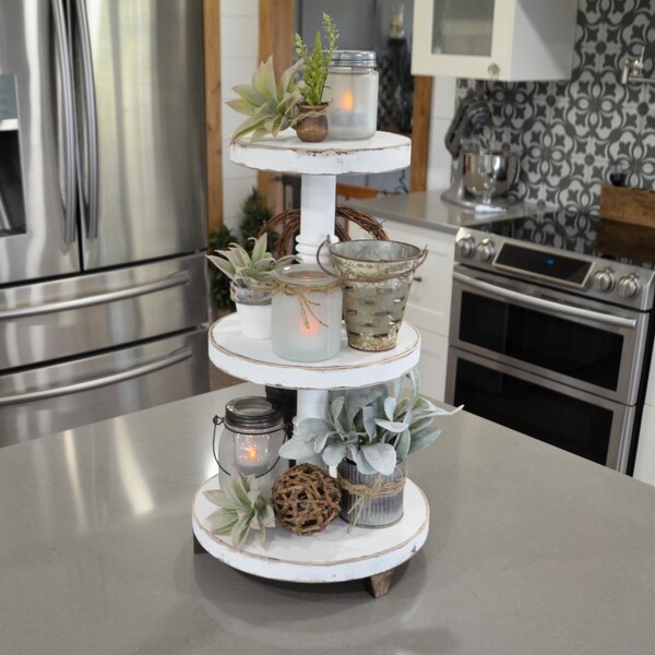 Three Tiered Tray - Etsy