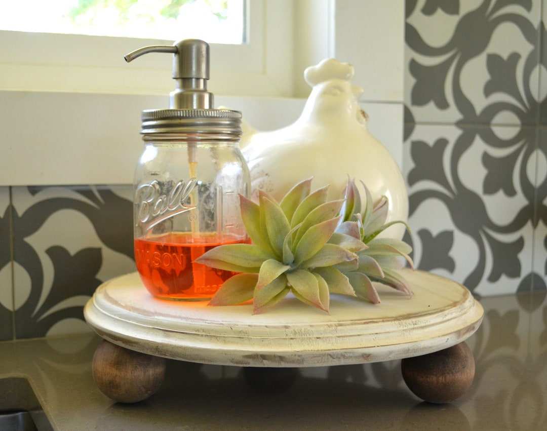 Extra Large Wood Stand...farmhouse Wood Riser...farmhouse Decor...large ...