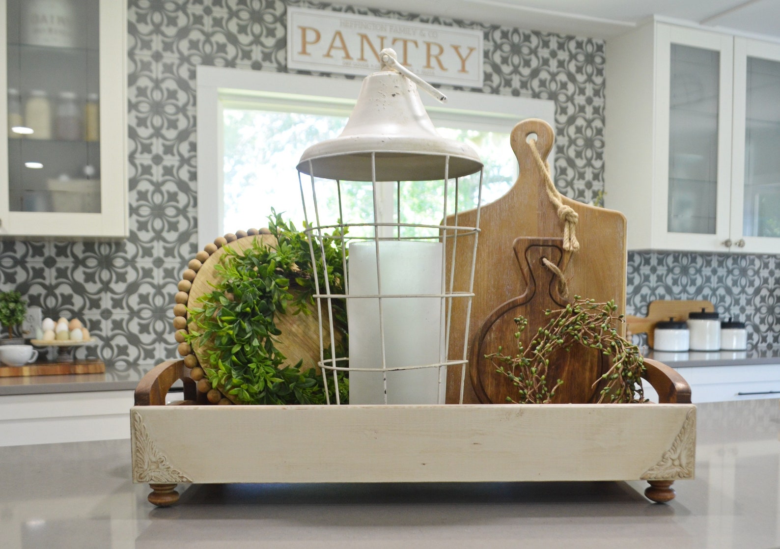 XL Farmhouse Caddy...wood Caddy...farmhouse - Etsy