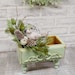 Decorative Farmhouse Box...farmhouse Caddy...green Deco Box...home ...