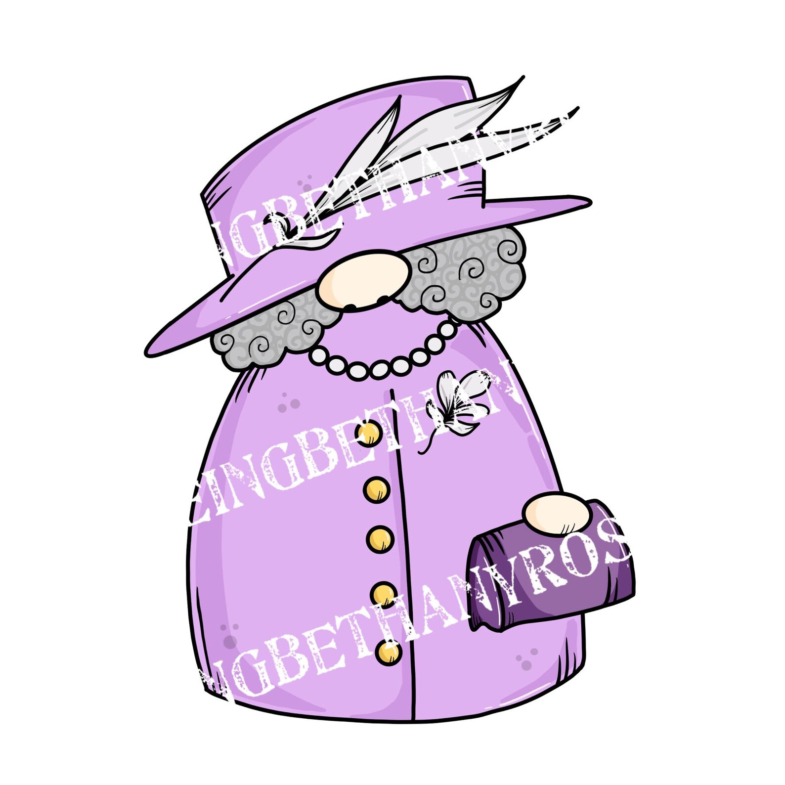 Queen Jubilee Gonk / Gnome Clipart Instant Download - Etsy