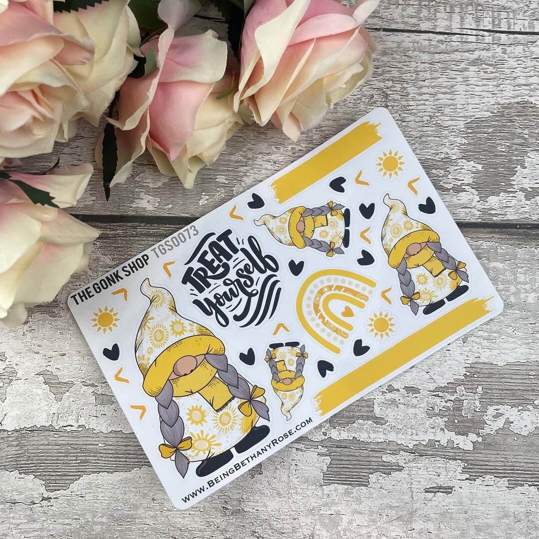 Pegatinas de gonk de chip de sol brillante TGS0073 - Etsy España