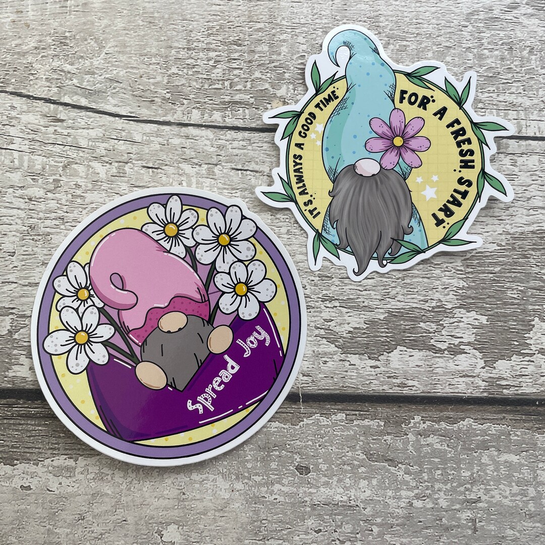 Large Vinyl Gonk / Gnome Sticker - Etsy